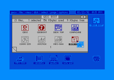 Commodore GEOS : Just a little point and click.